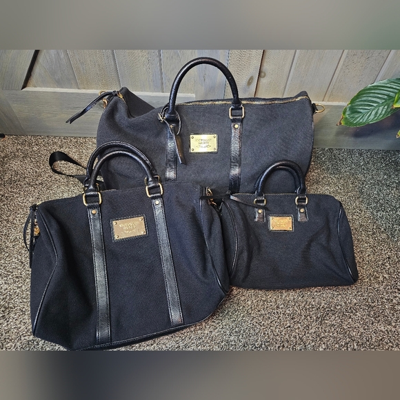 Victoria's Secret | Bags | Vintage Victorias Secret Travel Bag Set ...